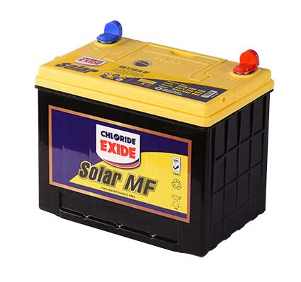Chloride Exide Solar Battery 100AH 12V Acid vented - Solarvet: Best ...